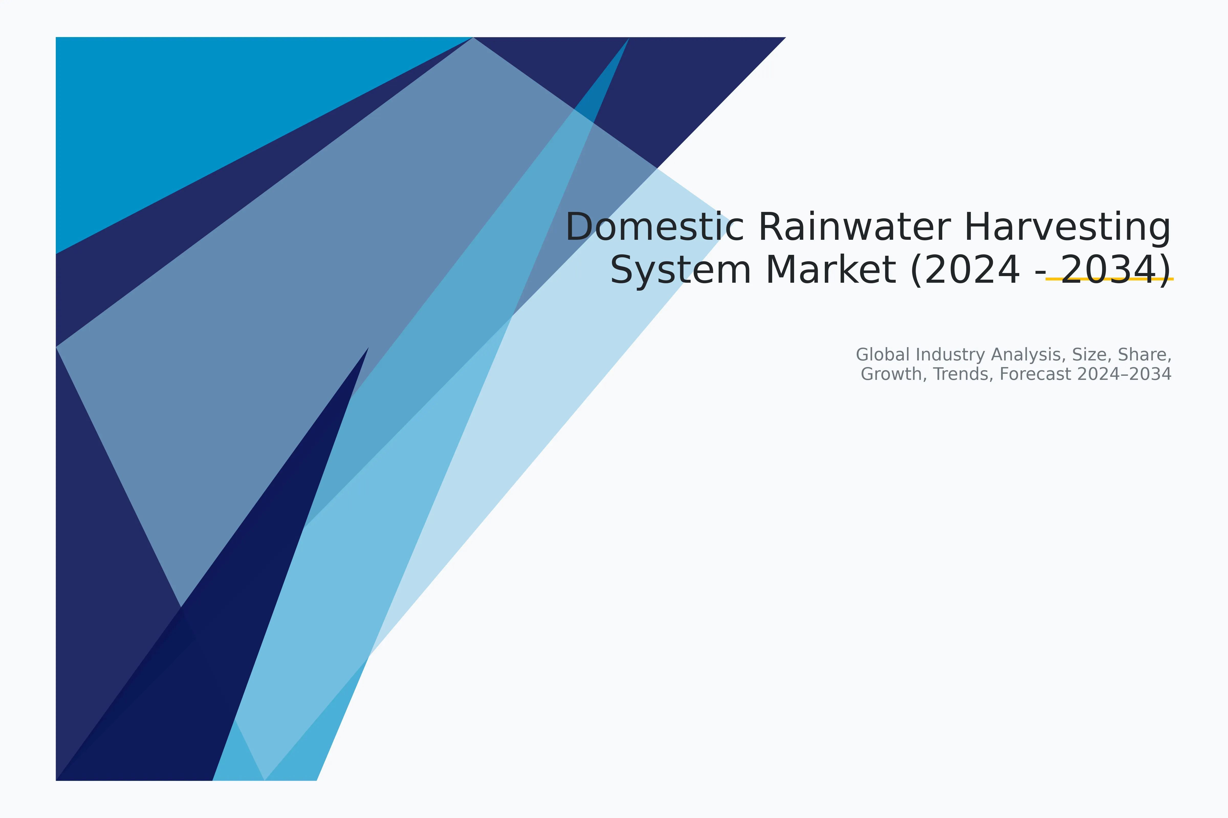 Domestic Rainwater Harvesting System Market Size, Growth Outlook 2034